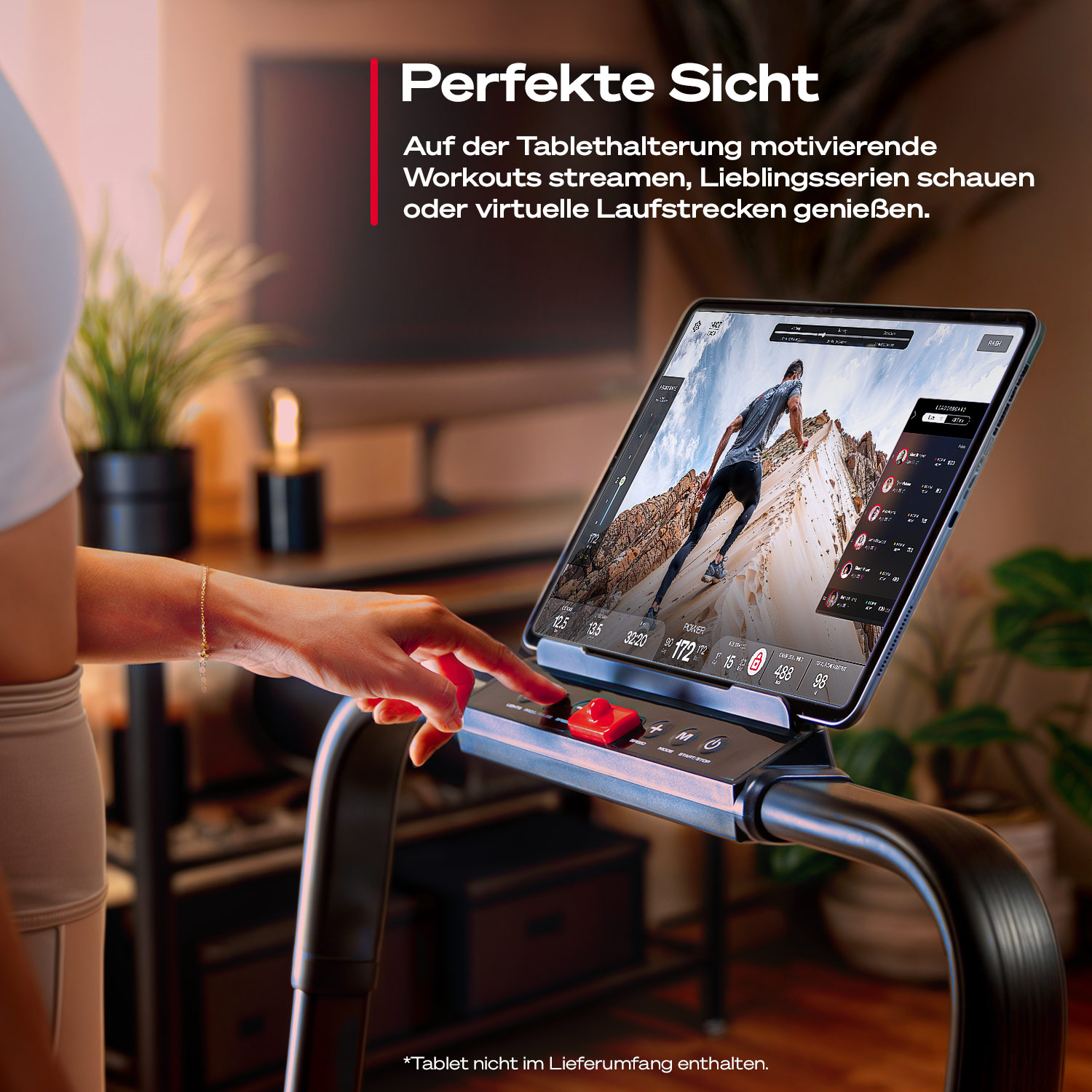 sWalk Lite Plus | 2in1 Laufband mit LED-Anzeige SPORTSTECH