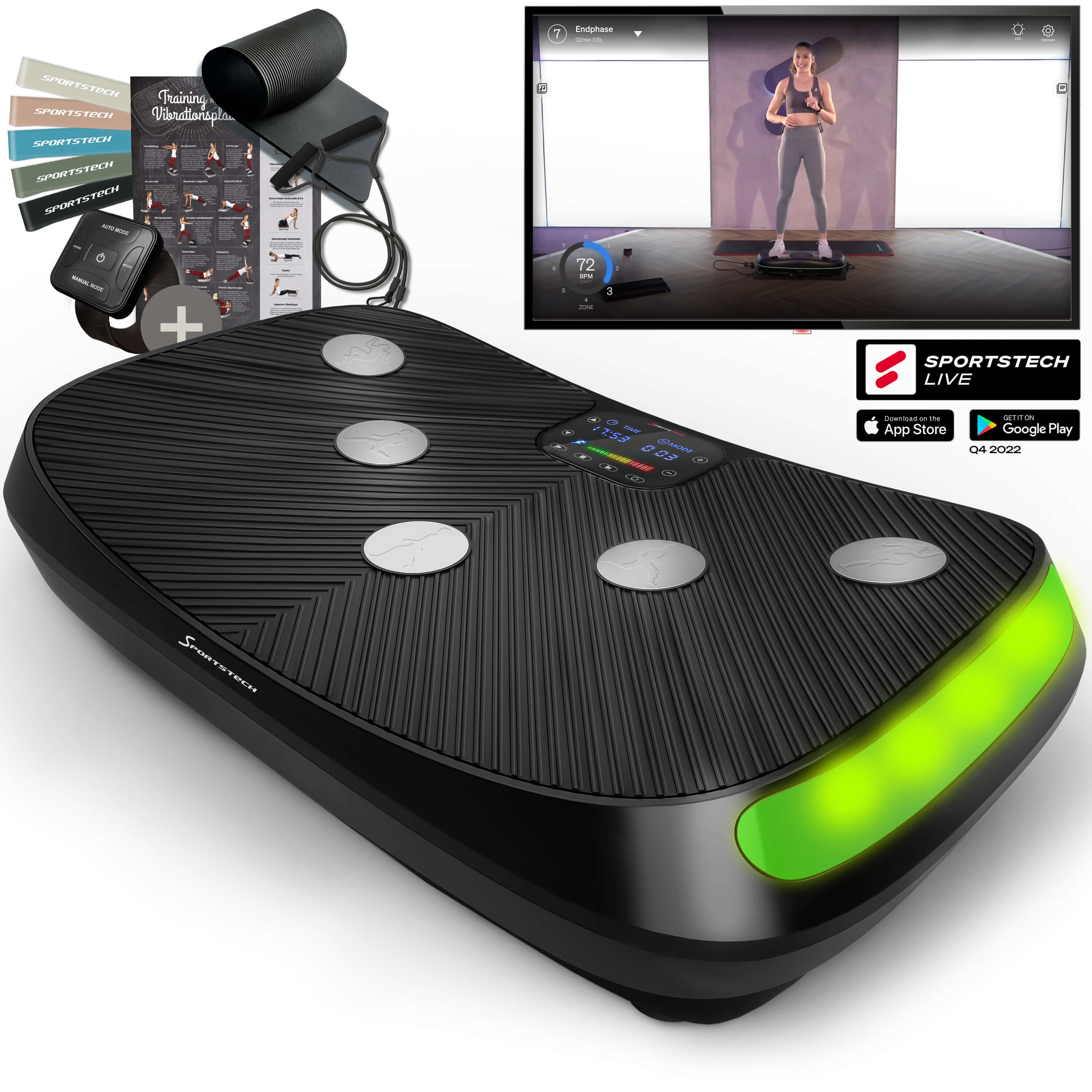 Vibrationsplatte Online Kaufen | SPORTSTECH