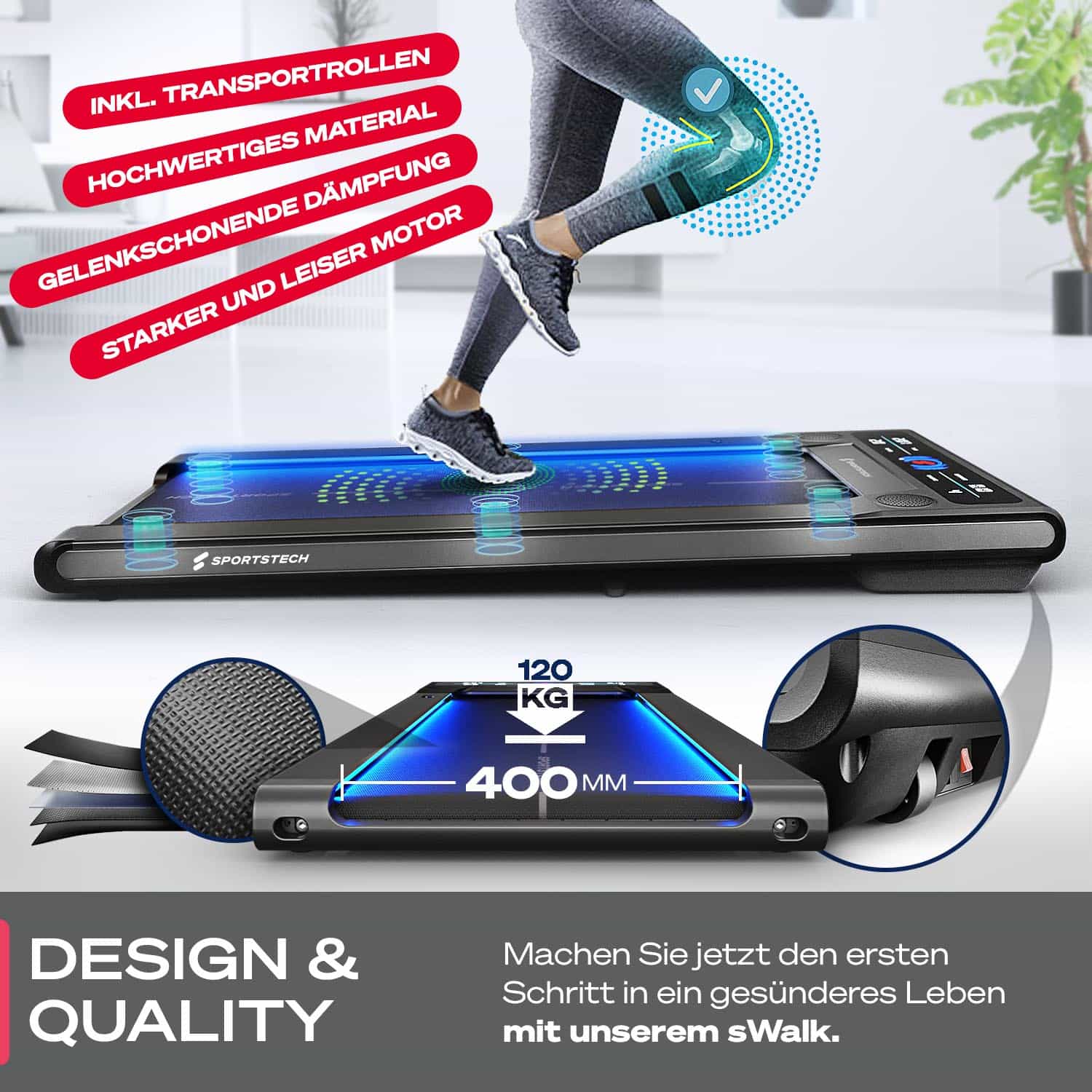 Laufband sWalk online kaufen | SPORTSTECH