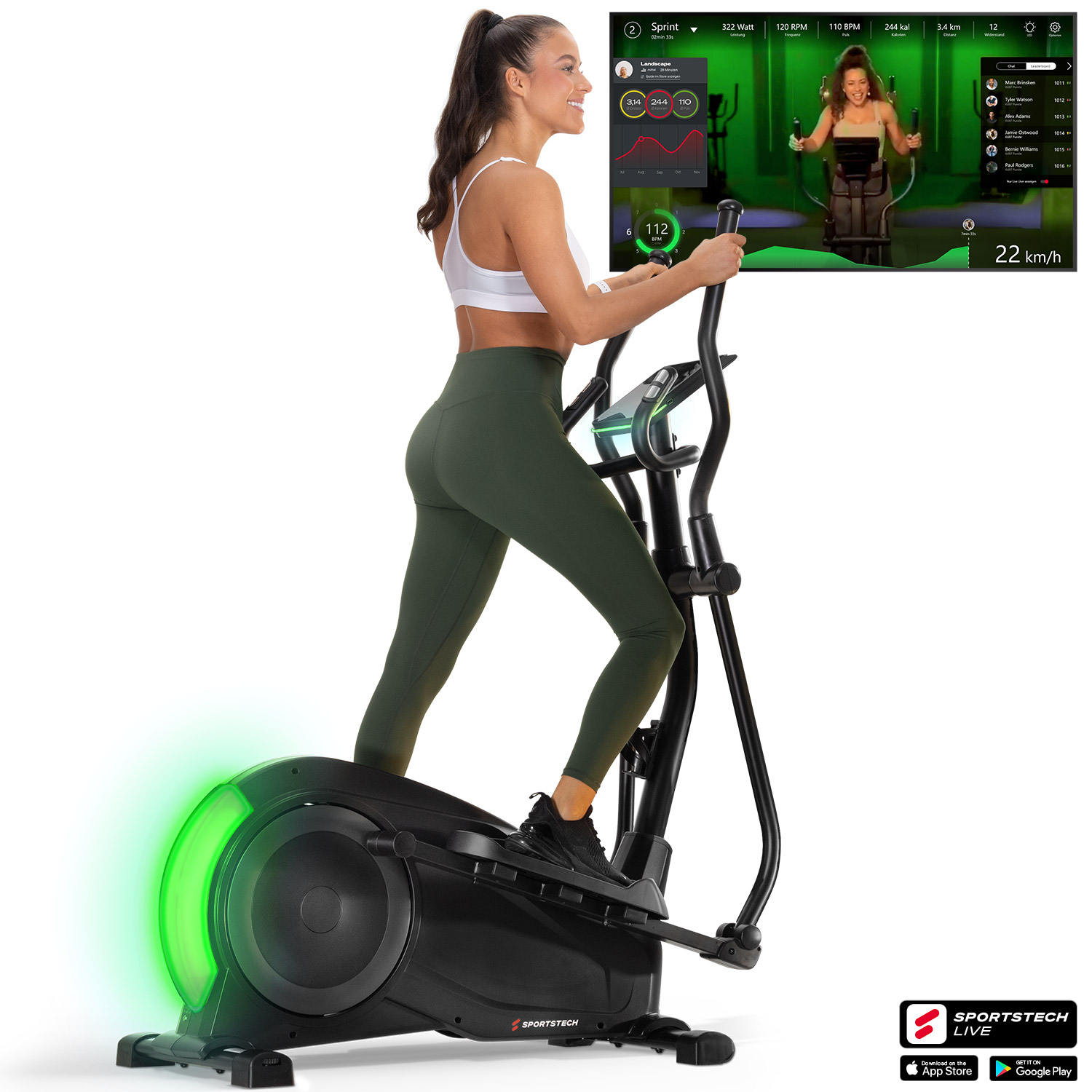 Crosstrainer für zuhause kaufen | SPORTSTECH